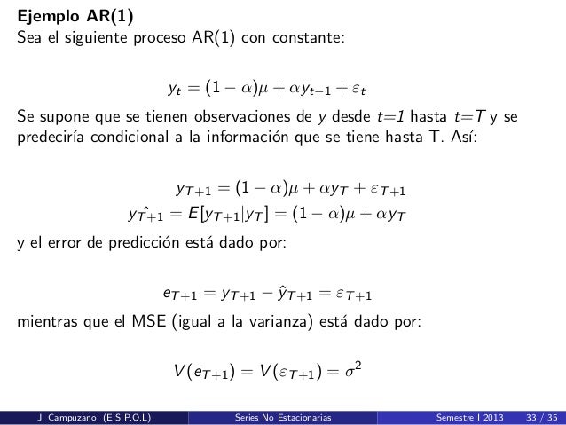 Series de tiempo integradas