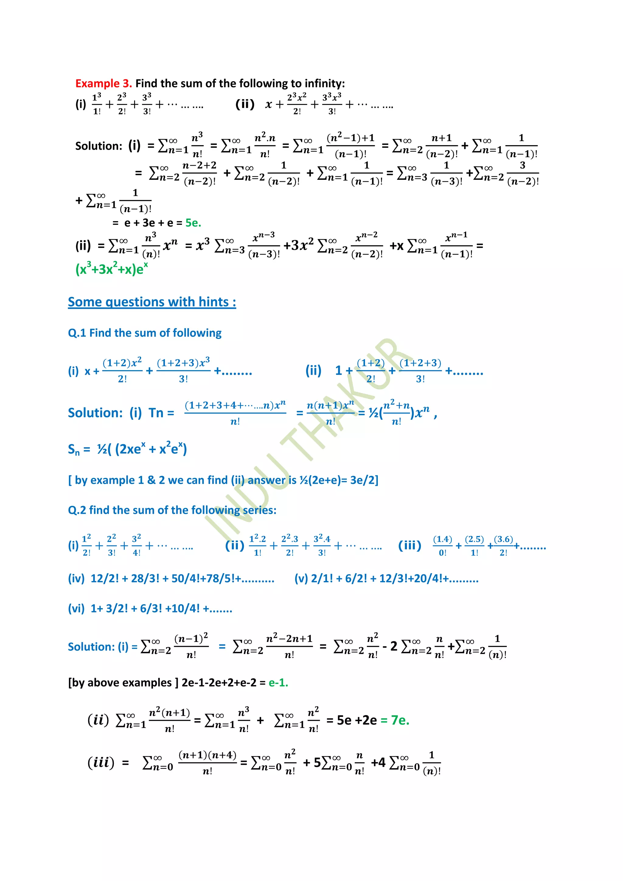 Series Expansion Of Exponential And Logarithmic Functions Docx