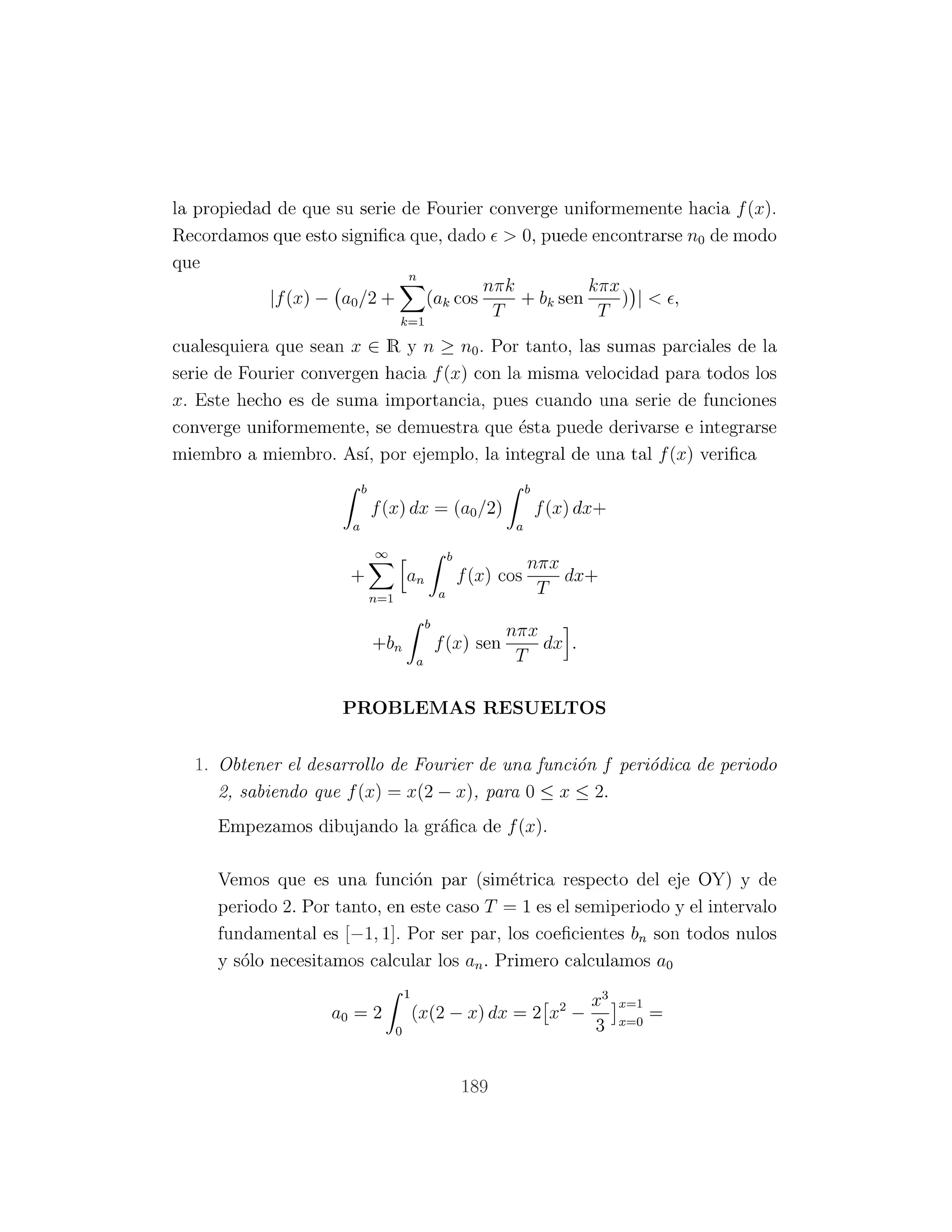 Series fourier resueltos | PDF