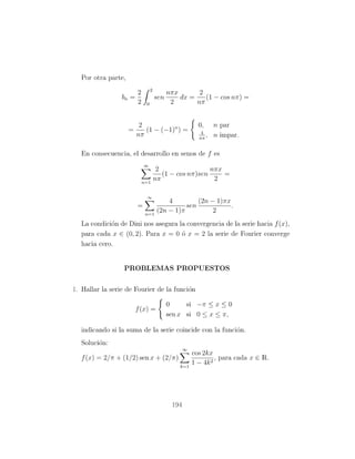 Series fourier resueltos | PDF