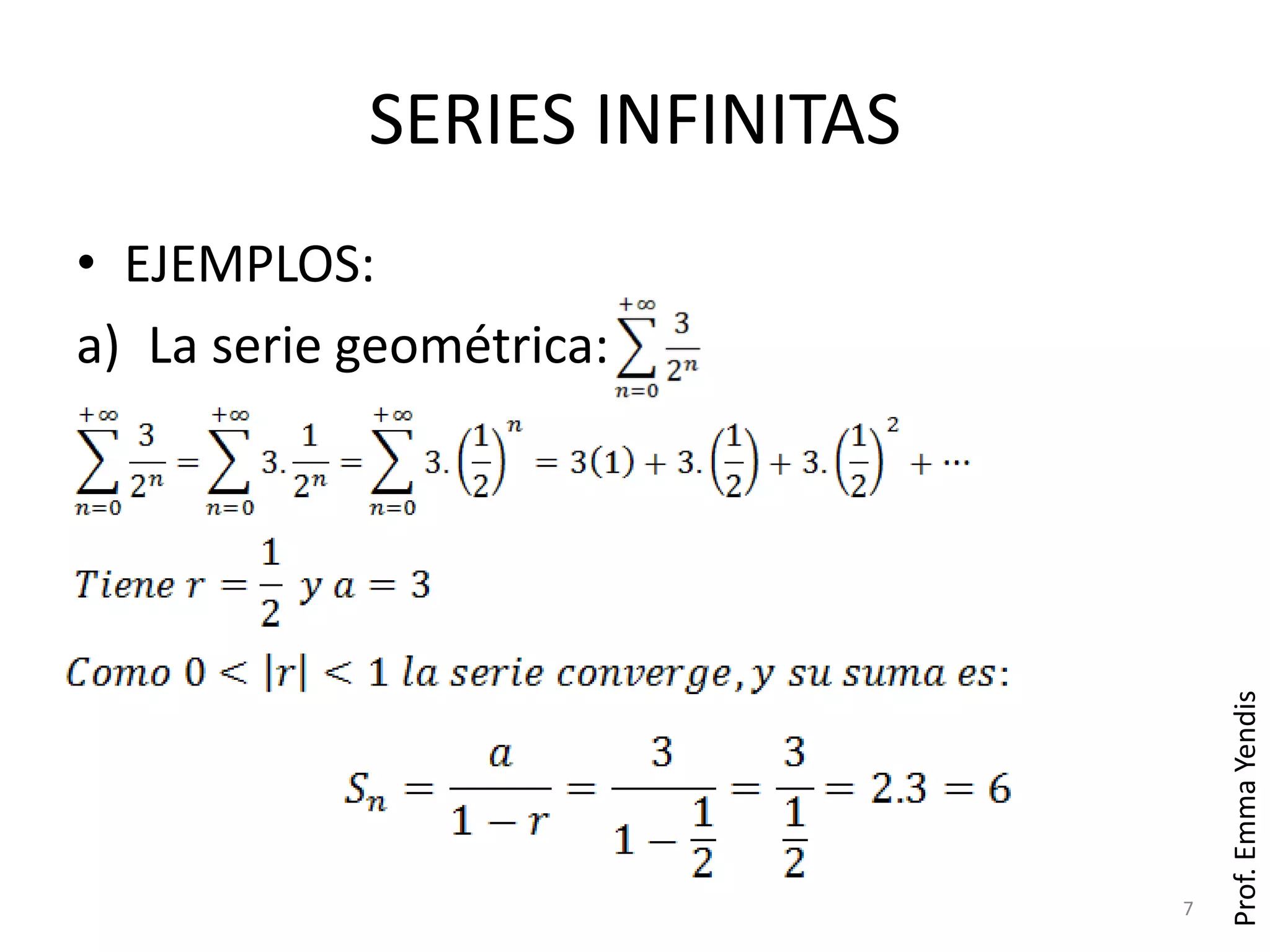 Series infinitas | PDF