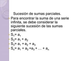 Series infinitas | PPTX