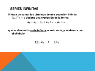 Series infinitas | PPTX