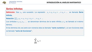 SERIES INFINITAS y CRITERIOS DE CONVERGENCIA.pptx
