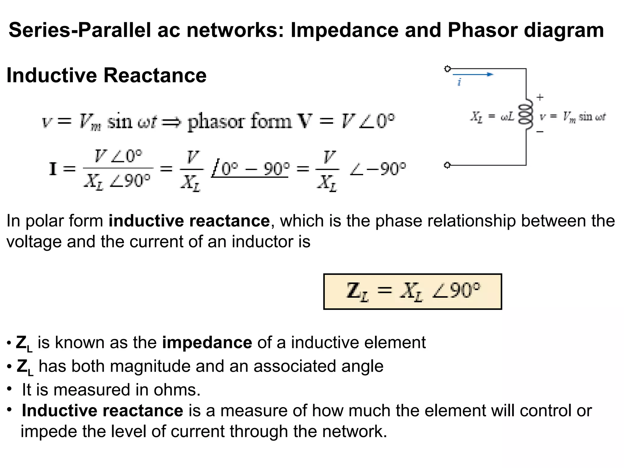 Series parallel ac networks | PPT | Computer Networking | Computing
