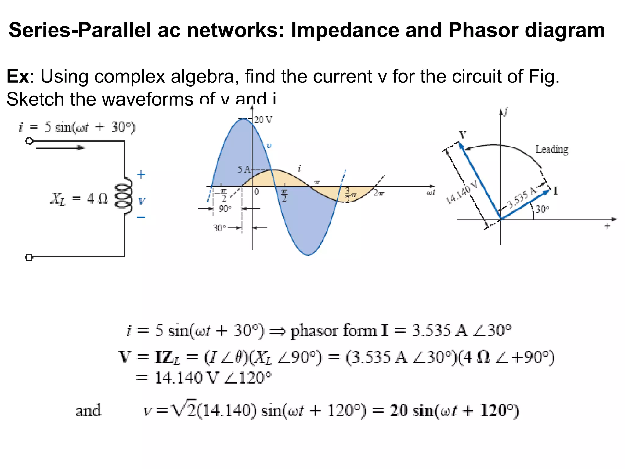 Series parallel ac networks | PPT | Computer Networking | Computing
