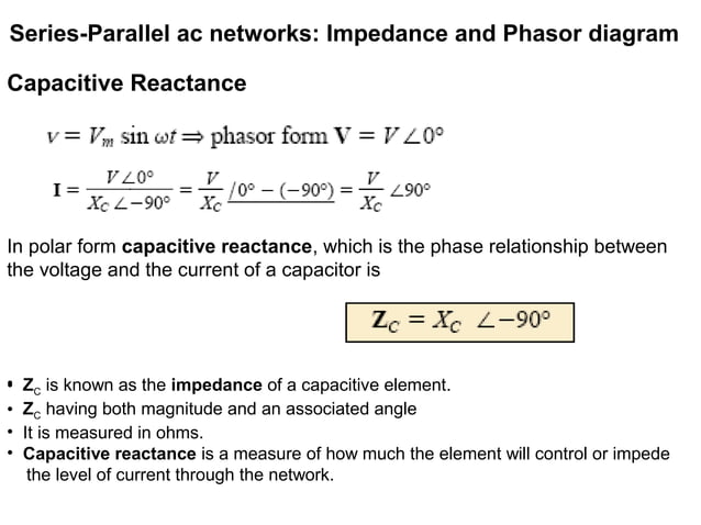 Series parallel ac networks | PPT | Computer Networking | Computing