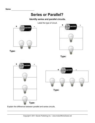 Series parallel circuits | PDF