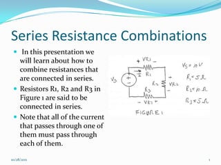 Series Resistance Combinations | PPTX
