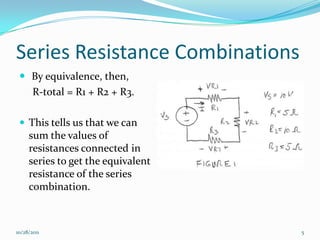 Series Resistance Combinations | PPTX