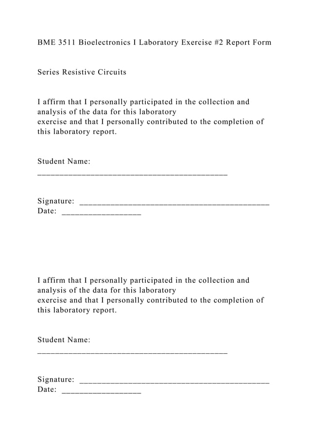 Series Resistive Circuits .docx | Computer Networking | Computing