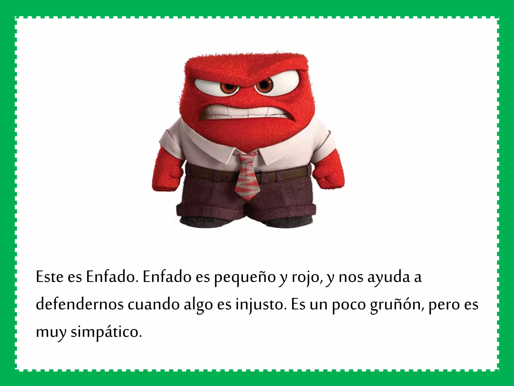 Aprendo sobre las emociones con la película "Del Revés" | PPTX