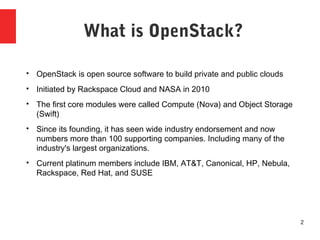 OpenStack - An Overview | PPT