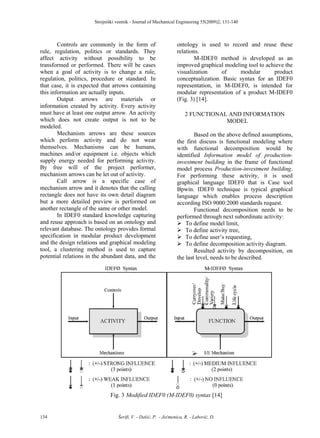 Functional and Information Modeling of Production Using IDEF Methods | PDF