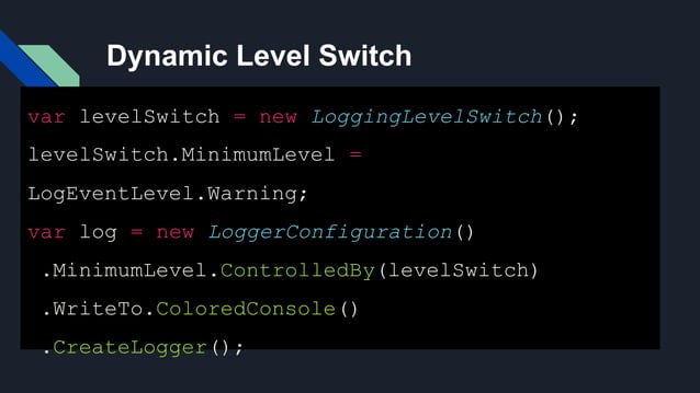 Logging, Serilog, Structured Logging, Seq | PPT