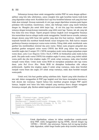membuat grafis dengan PHP | PDF
