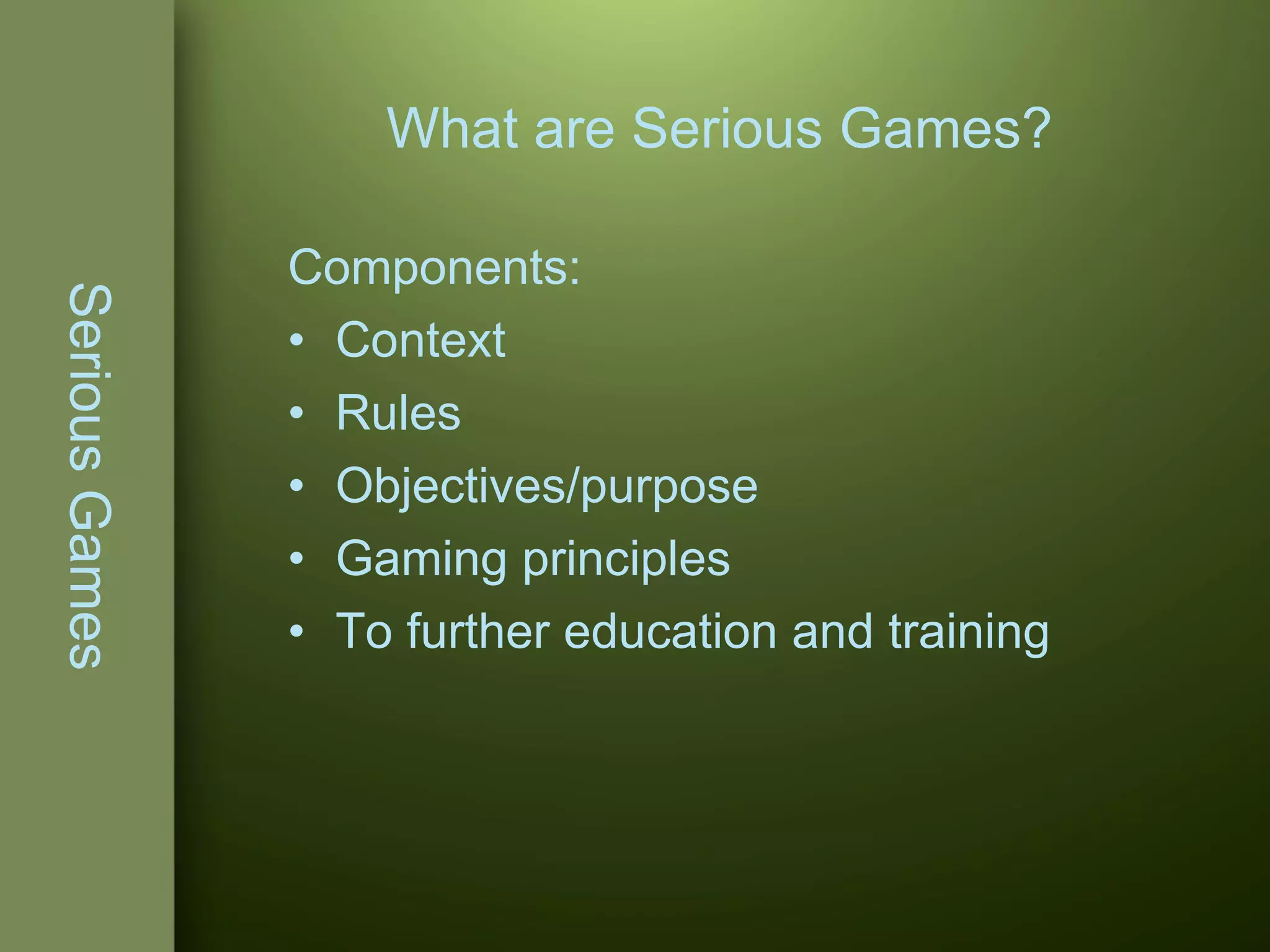 Serious Games | PPT