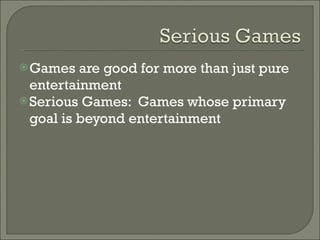 Serious games | PPT