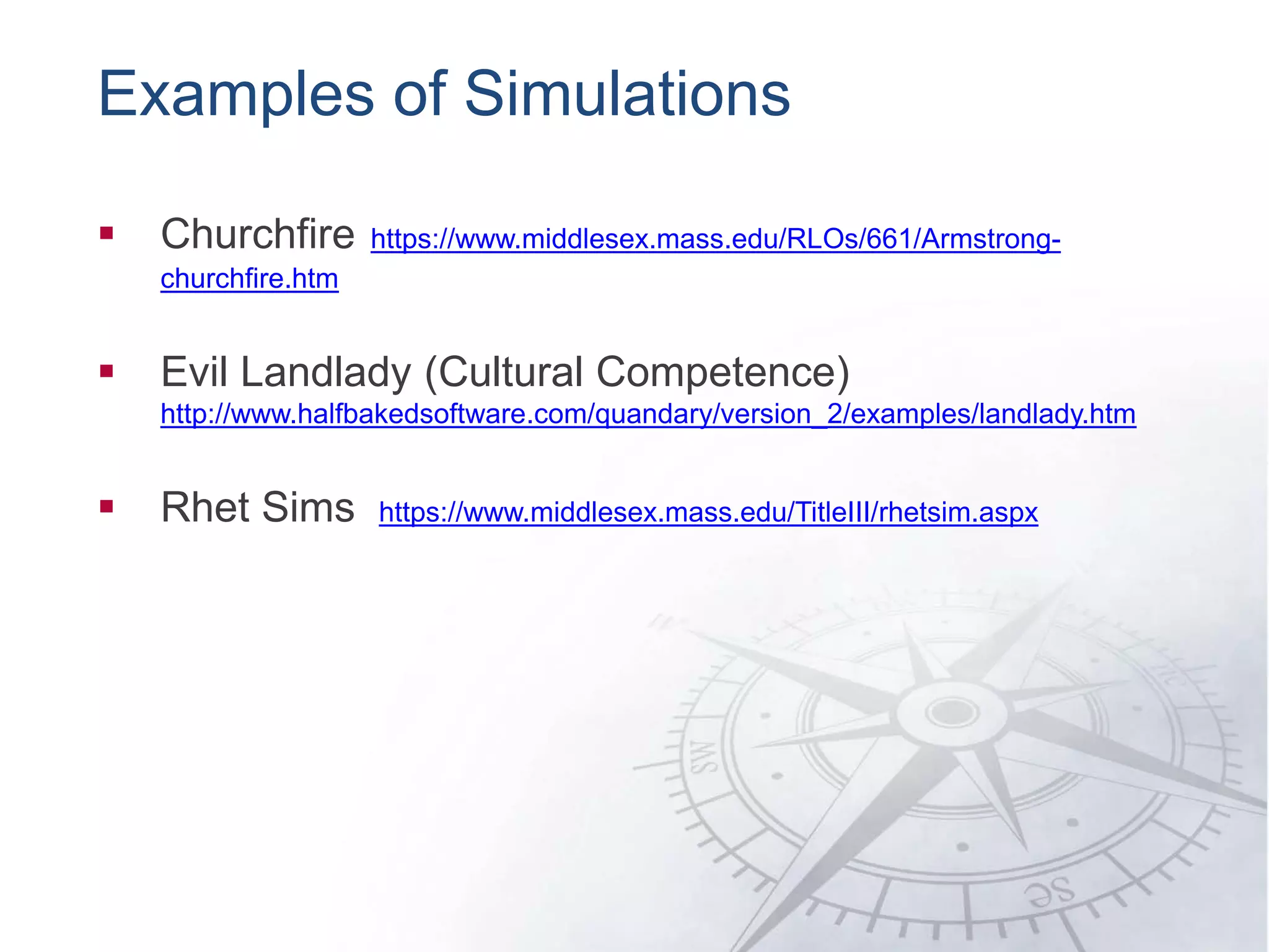 Serious Games/Simulations: Potential Impact on Assessment and ...