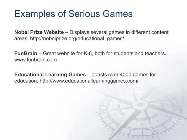 Serious Games/Simulations: Potential Impact on Assessment and ...