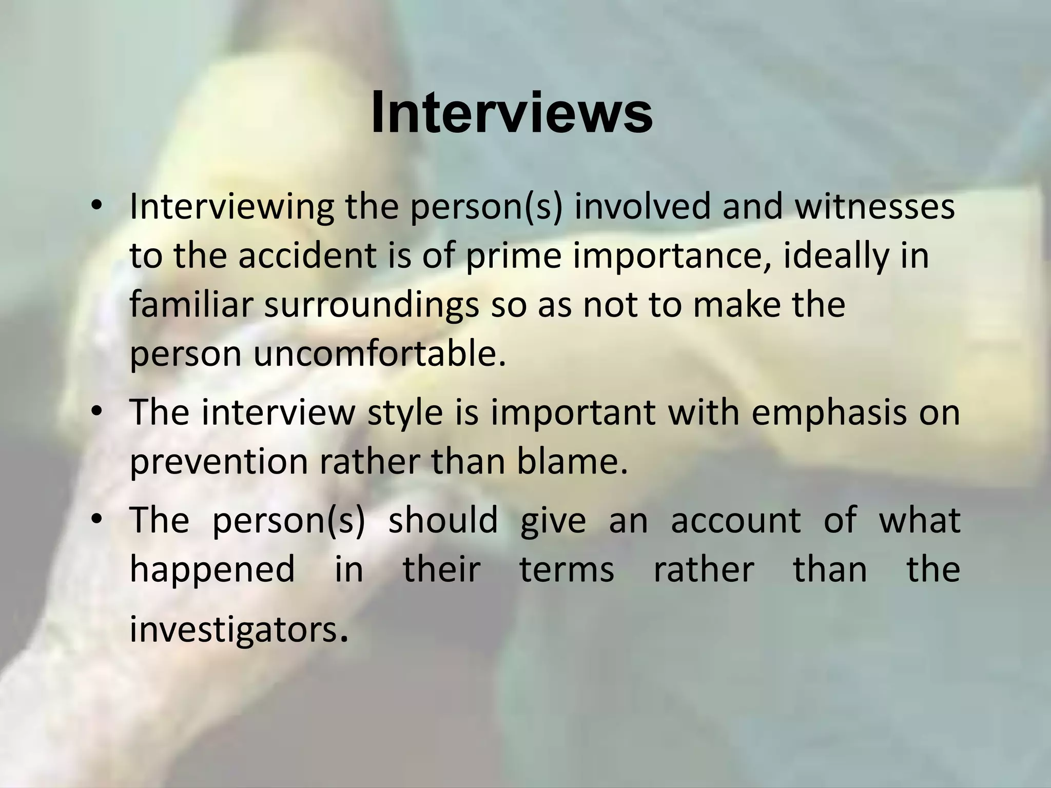 Serious incident investigation at work and what's happening | PPTX