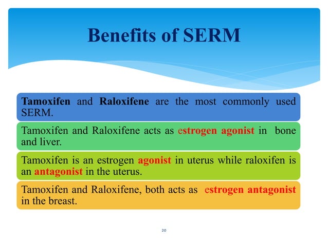 SERMs | PPTX | Menopause | Endocrine and Metabolic Diseases