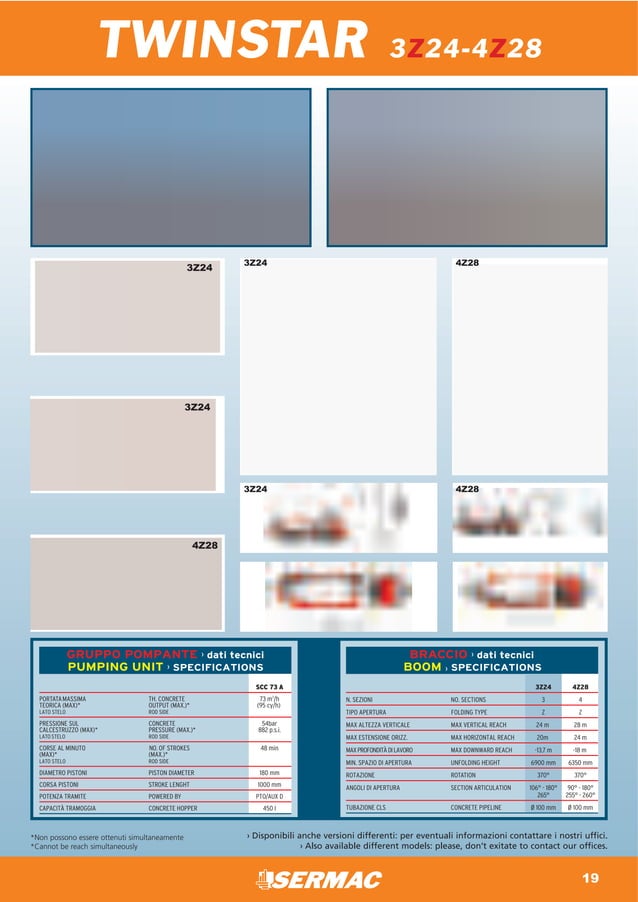 Sermac concrete pump_product_brochure | PDF