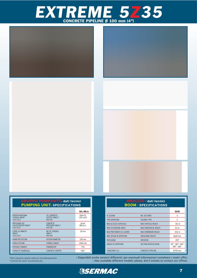 Sermac concrete pump_product_brochure | PDF