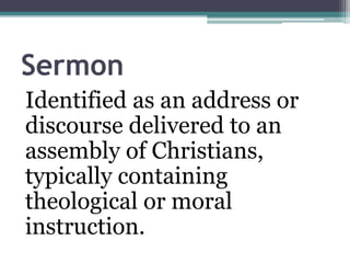 English 9 - Sermon | PPTX | Christianity | Religion & Spirituality