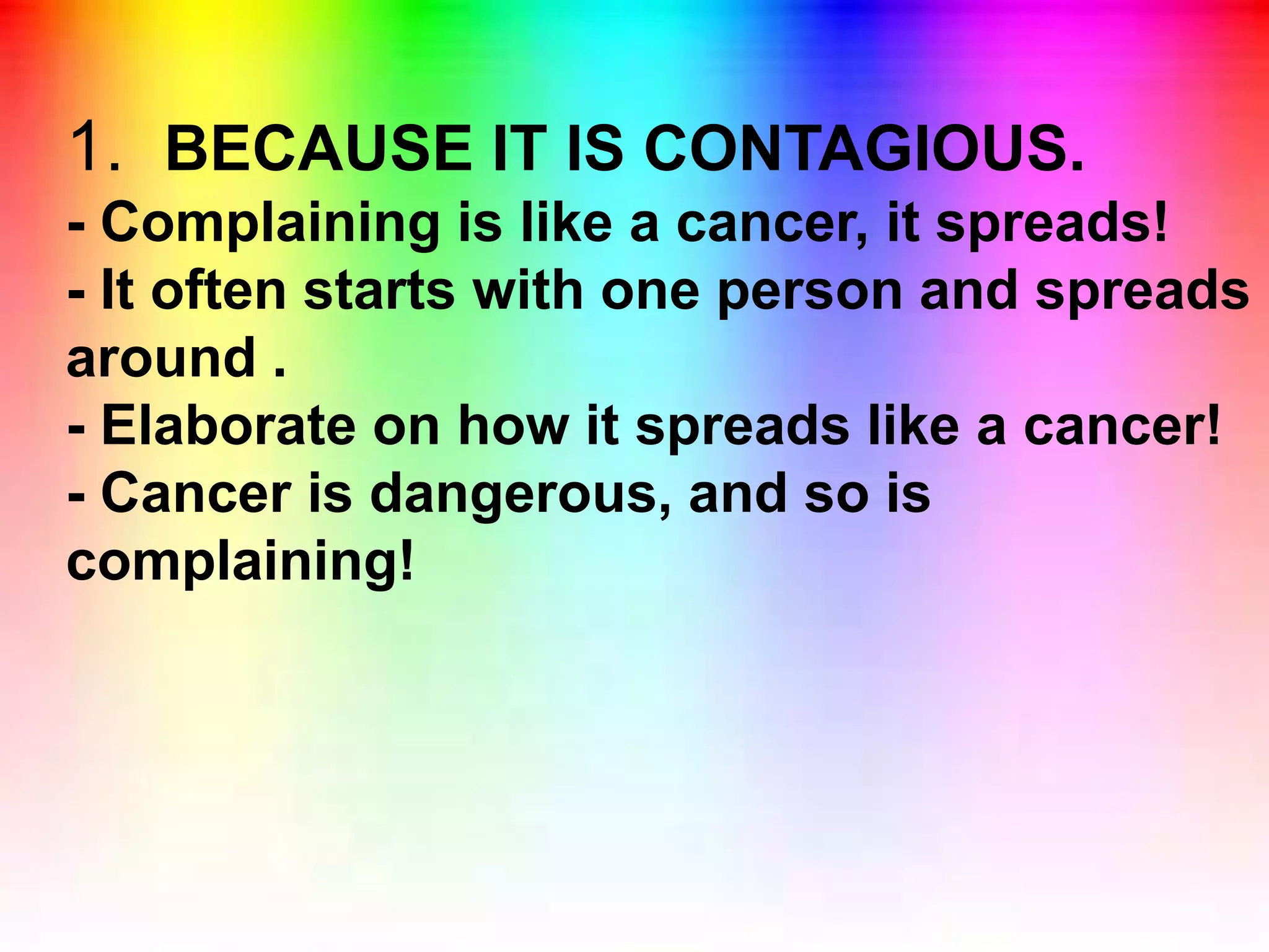 THE SIN OF COMPLAINING Sermon | PPT