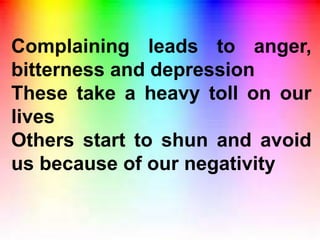 THE SIN OF COMPLAINING Sermon | PPTX