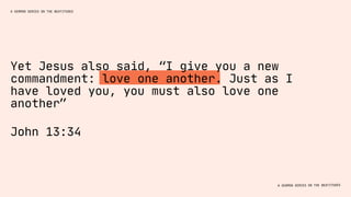 sermon series presentation template orange and cream | PPT