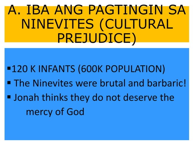Church Sermon: The I-Ninevites | PPT
