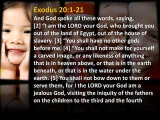 And God Said... I Am the LORD Your God | PDF