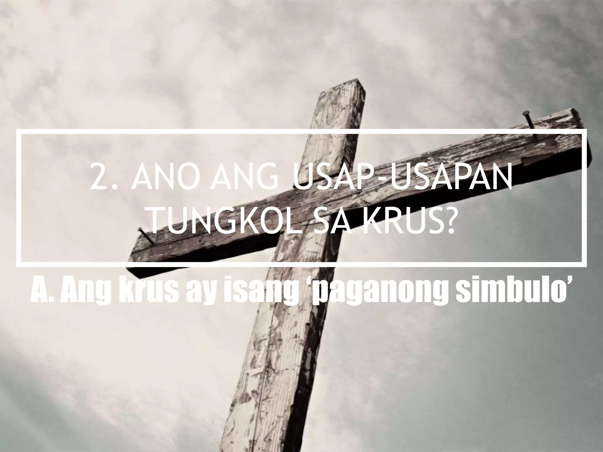 Church Sermon: Cross | PPTX