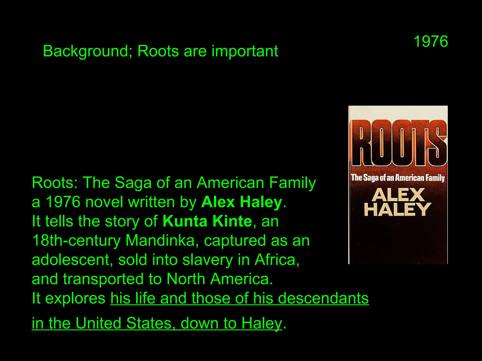 Sermon - Our Roots- how religions have their roots in history | PPT