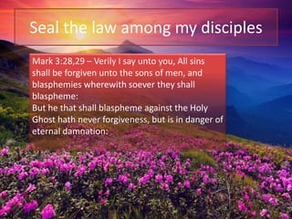 Sermon thou knowest not the time of the visitation | PPTX