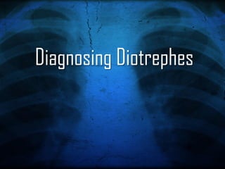 3 John 1:9-14 - Diagnosing Diotrephes | PPT