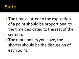 Basic Sermon Design: The Sermon Outline | PPTX