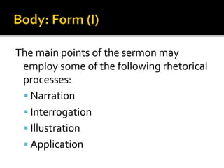 Basic Sermon Design: The Sermon Outline | PPTX