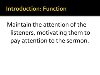 Basic Sermon Design: The Sermon Outline | PPTX