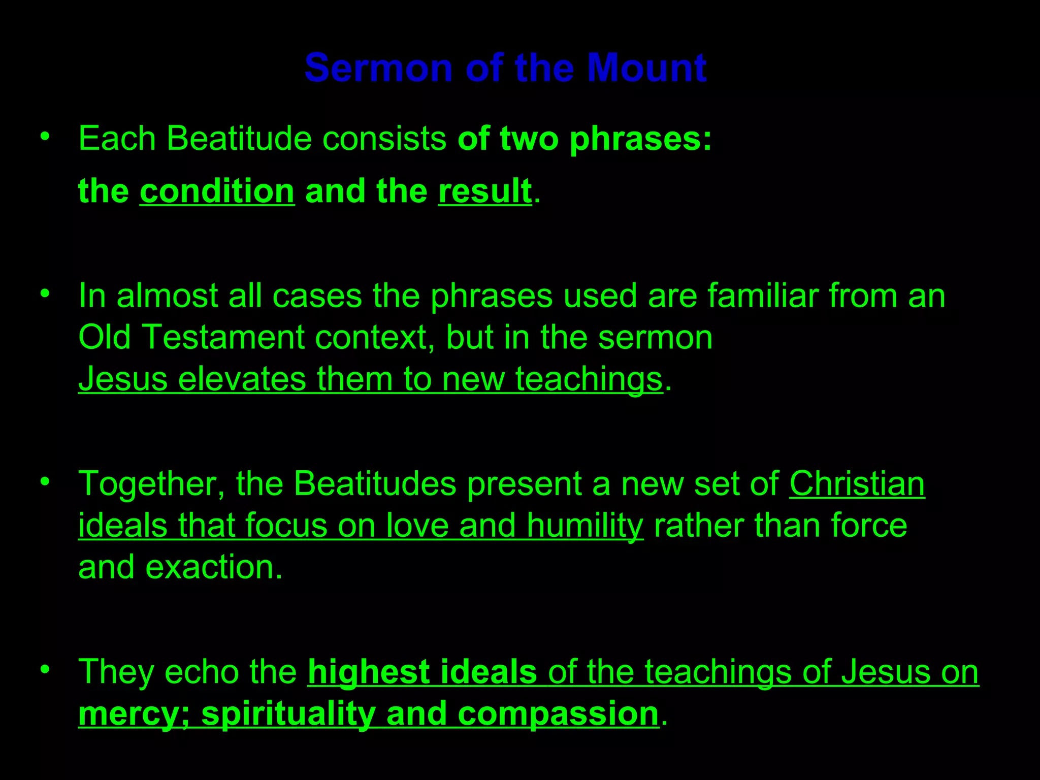 Sermon DP & Beatitudes Part 1of2 | PDF