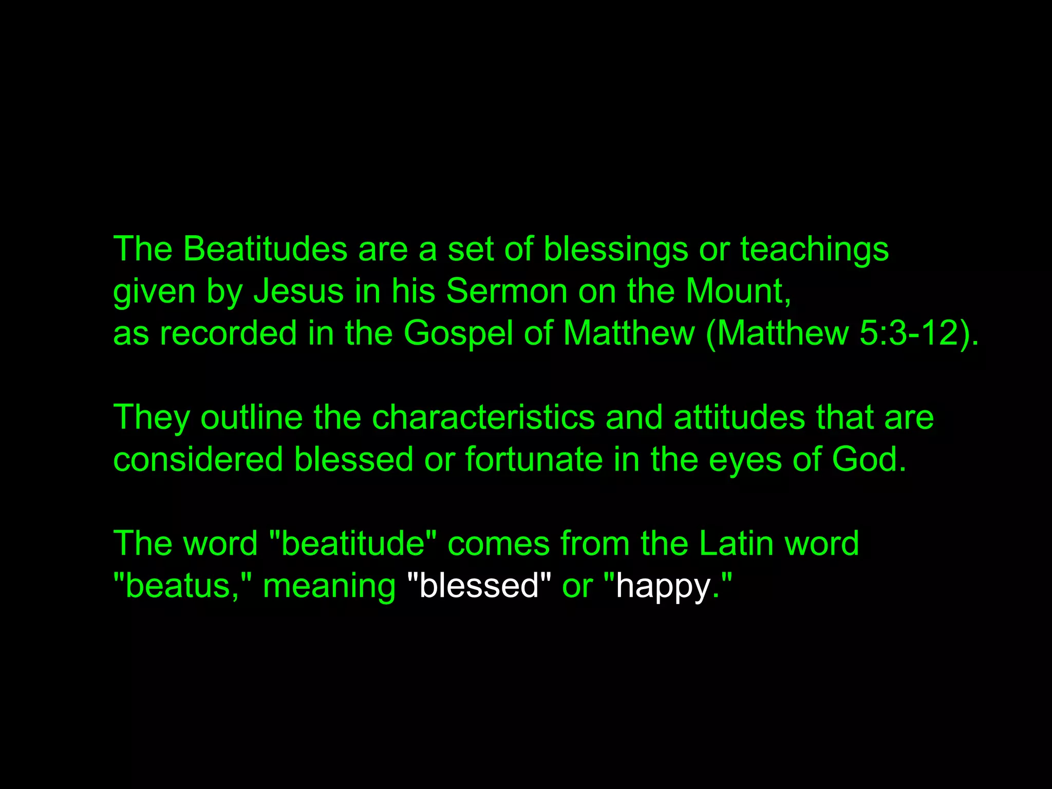 Sermon DP & Beatitudes Part 1of2 | PDF | Christianity | Religion ...