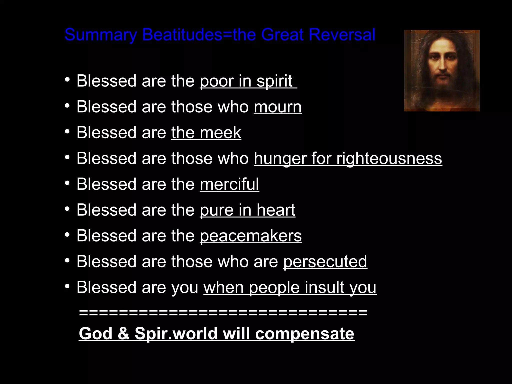 Sermon DP & Beatitudes Part 1of2 | PDF