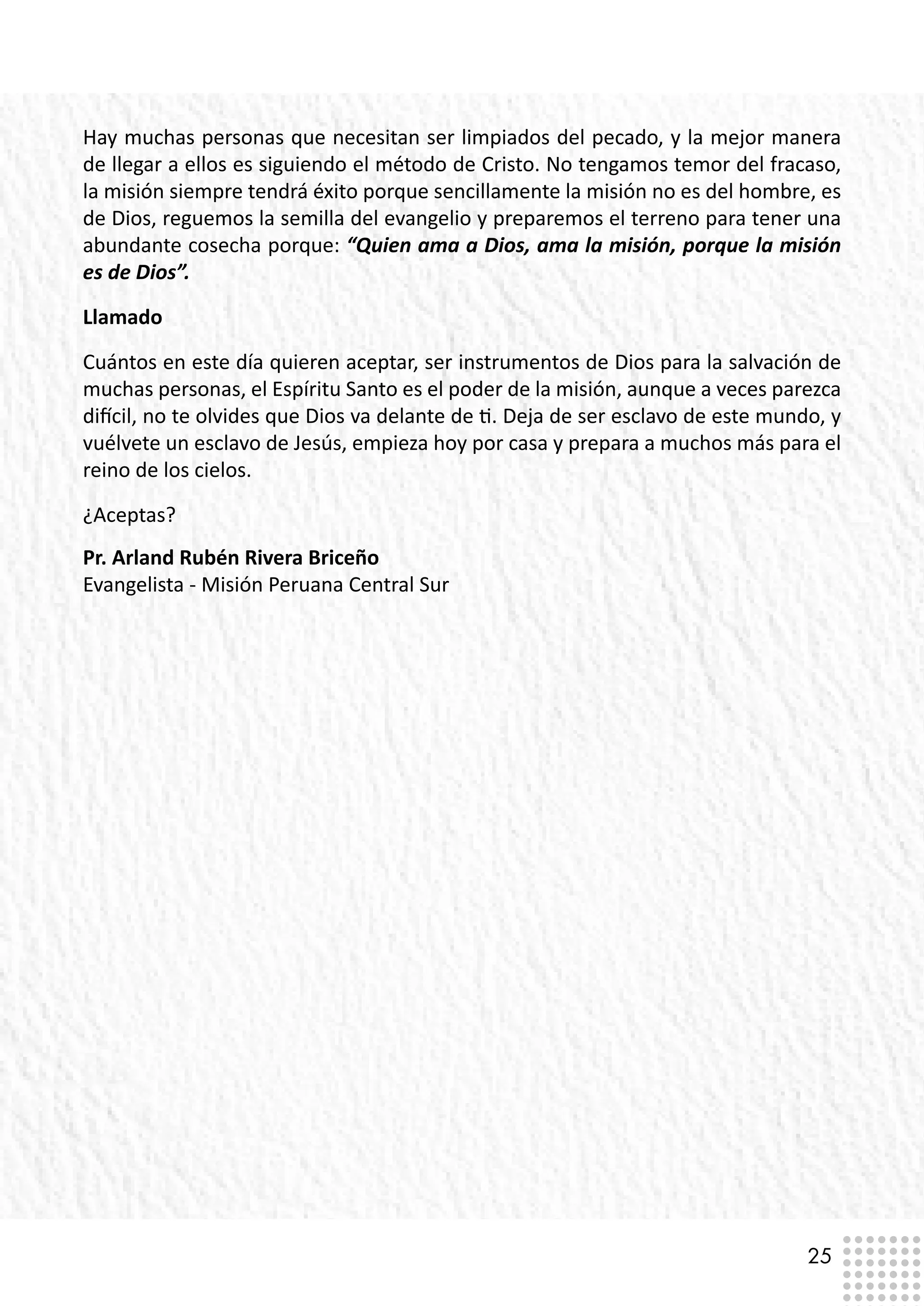Grandes textos de la Biblia | Sermones misioneros 2024 | Heyssen ...