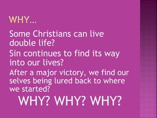 Sermon Living the Crucified Life Wordcomm | PPT