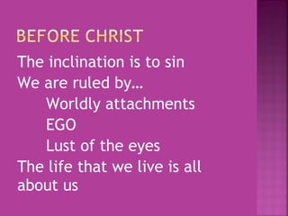 Sermon Living the Crucified Life Wordcomm | PPT