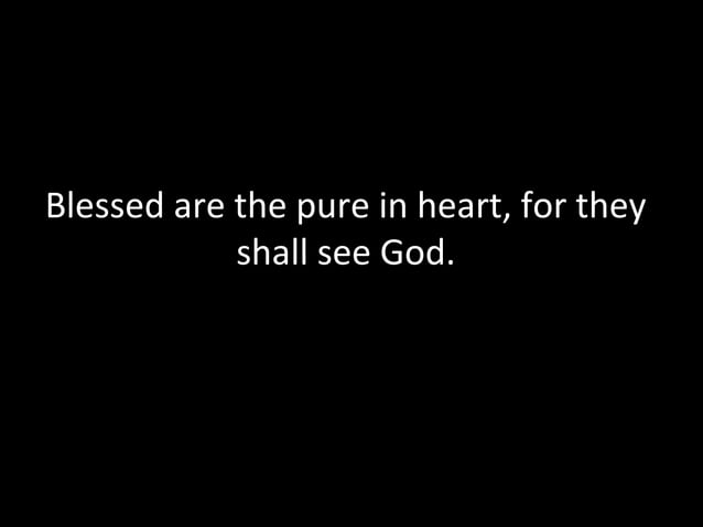 The Beatitudes - Part 1 | PPT