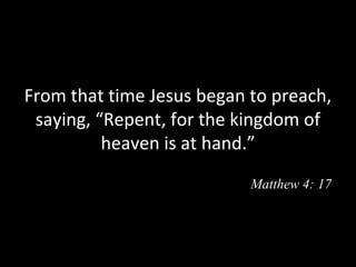 The Beatitudes - Part 1 | PPT