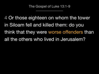 Sermon Slide Deck: "Life is Short..." (Luke 13:1-9) | PDF